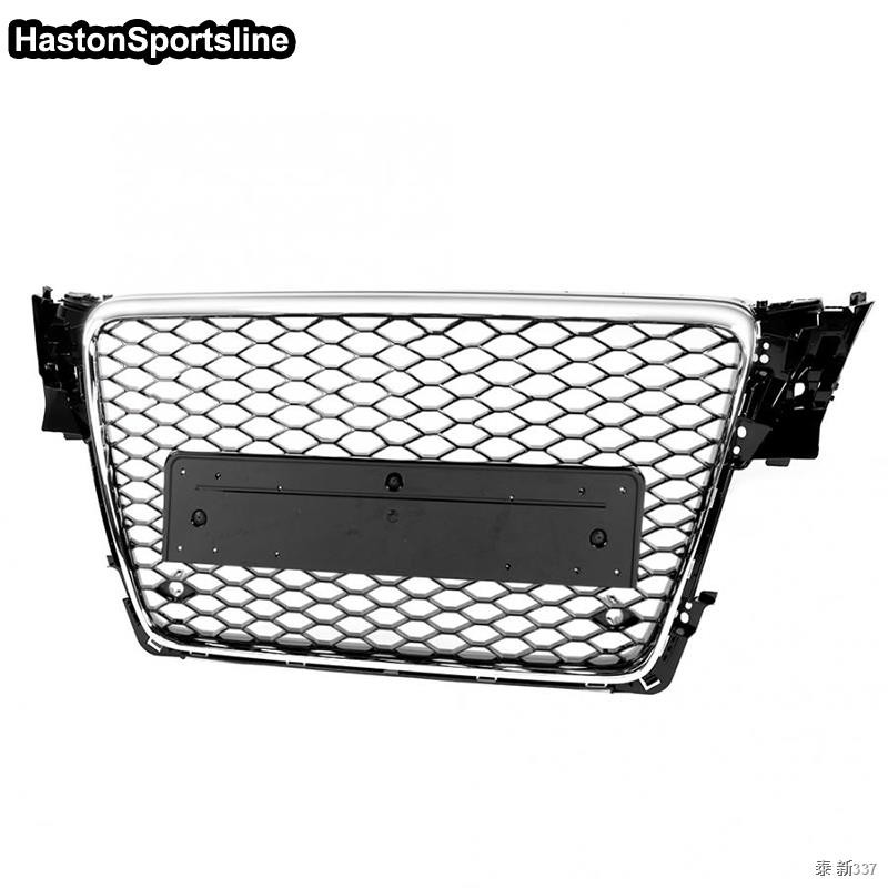 A4 B8 Modified RS4 Style Front Honeycomb Bumper Engine Grill Grids for ...