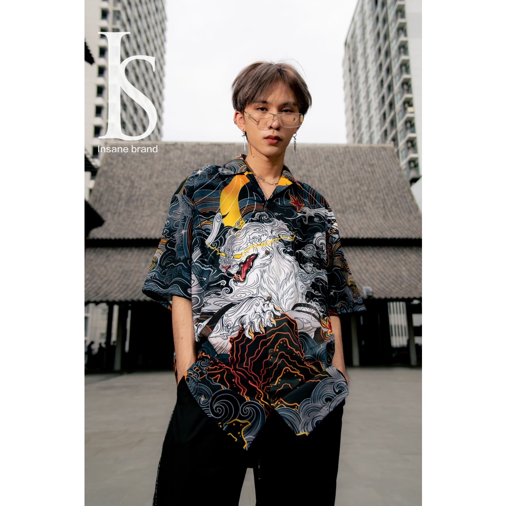 OVERSIZED SHIRT รุ่น LIMITED EDITION ลายวาดออกแบบเองเฉพาะของ INSANE ...