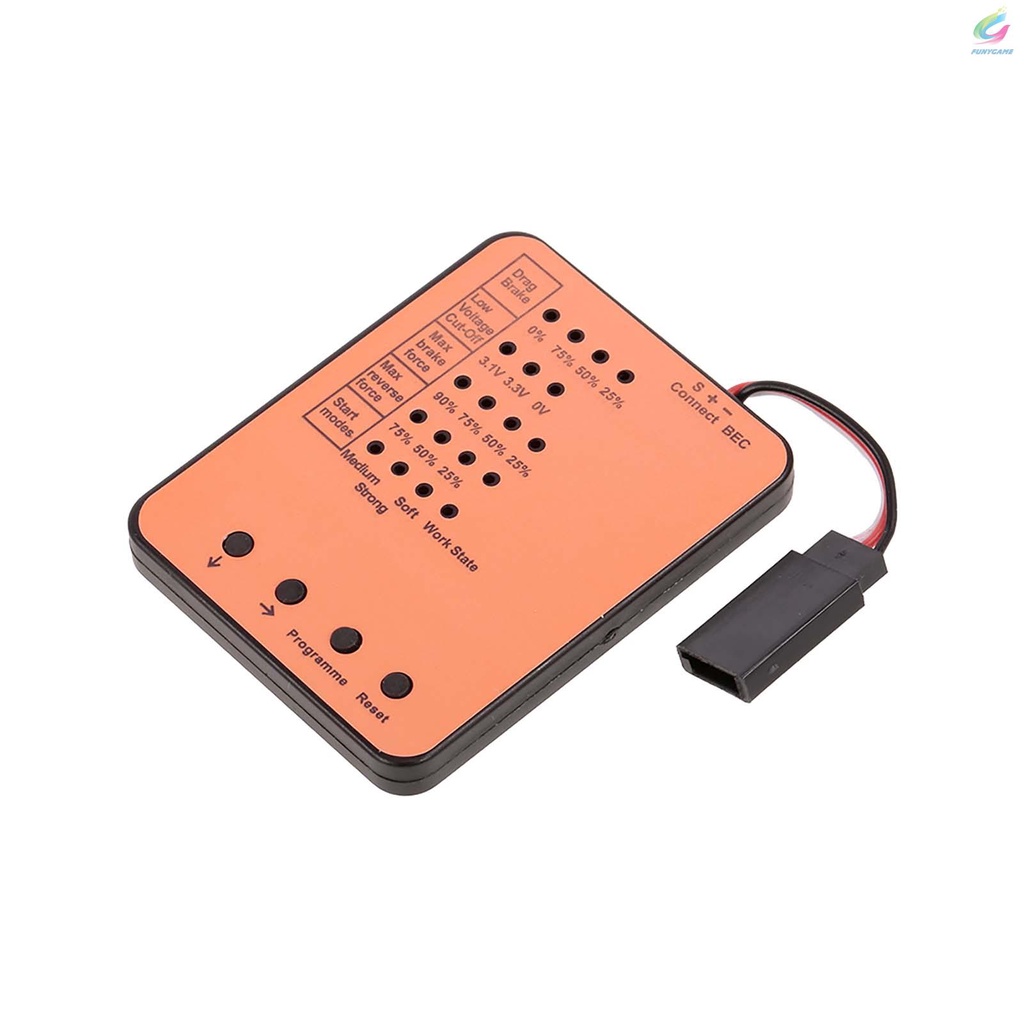 Surpass Hobby การ์ดโปรแกรมสําหรับ Brushed Esc 1/10 Traxxas Hpi Hsp รถ ...