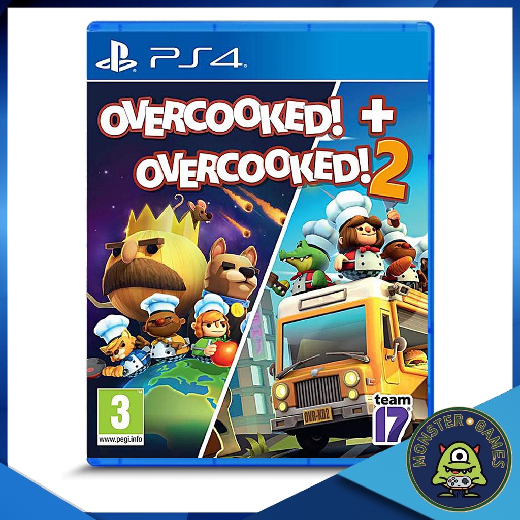 Overcooked Overcooked 2 Ps4 Game แผ่นแท้มือ1 (Overcooked 12 Ps4 ...