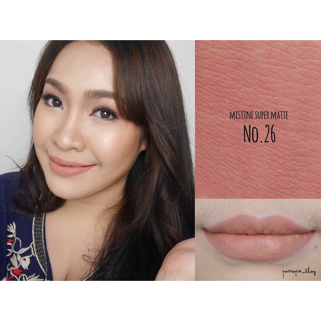 (16-30) Mistine ลิปซุปเปอร์ แมทท์ 30สี Super Matte Lip Color - housebetter - ThaiPick