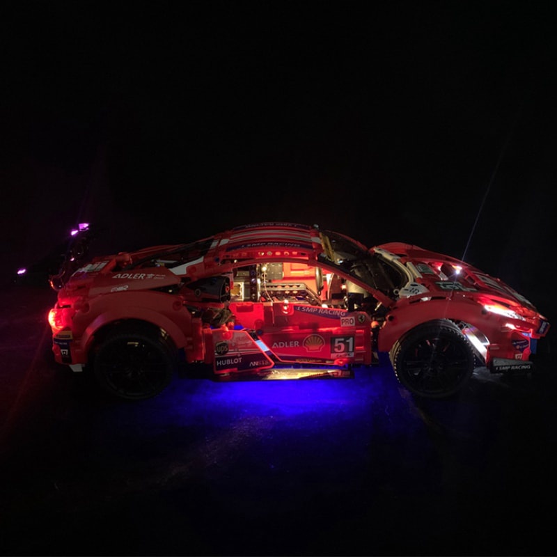 Toptoysตัวต่อเลโก ตัวต่อ LEGOFERRARI 488 GTE MOC-LEGO บล็อคตัวต่อเลโก้ ...