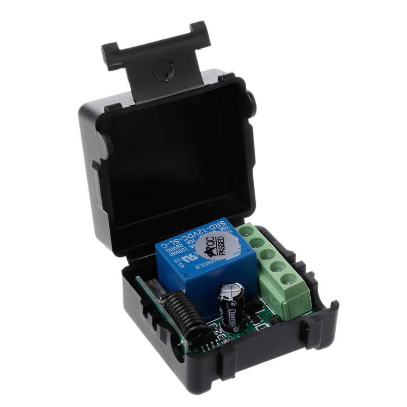 Remote Control Wireless Switch 12V 315MHz 1CH Relay Receiver Module RF ...