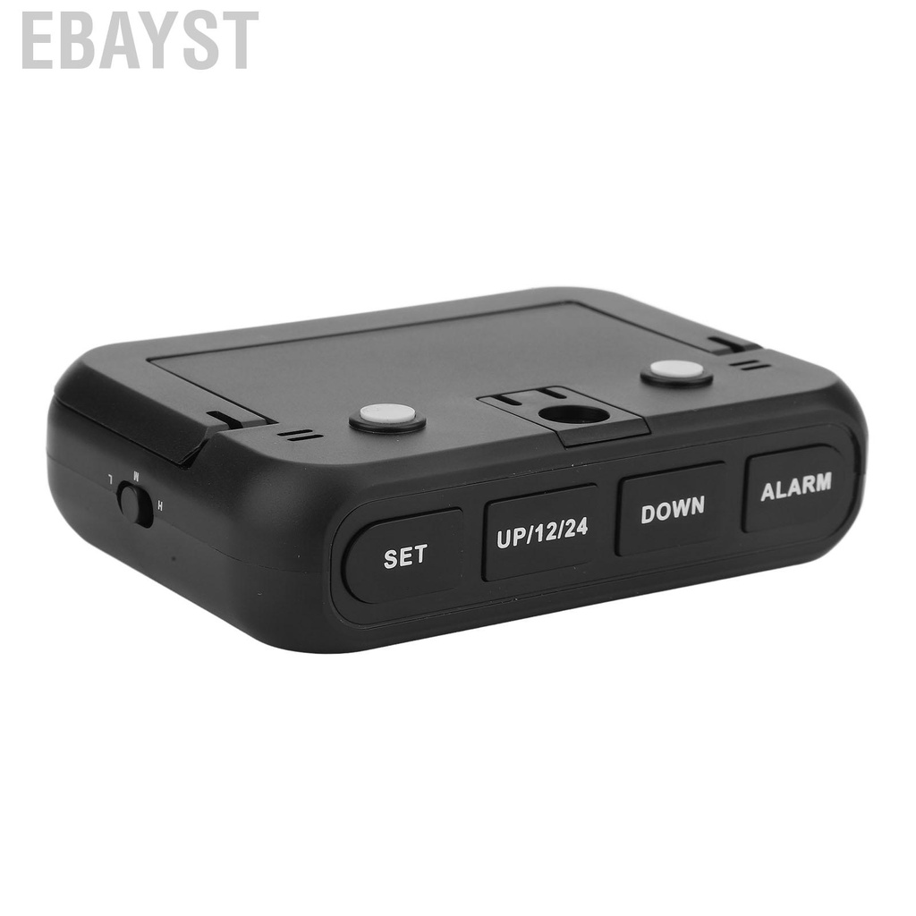 Ebayst Digital Alarm Clock Voice Control Adjustable Volume USB Charging ...