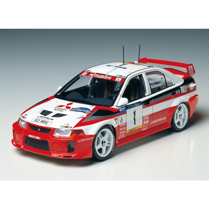 TAMIYA 24203 1/24 SCALE MITSUBISHI LANCER EVOLUTION V WRC | Shopee Thailand