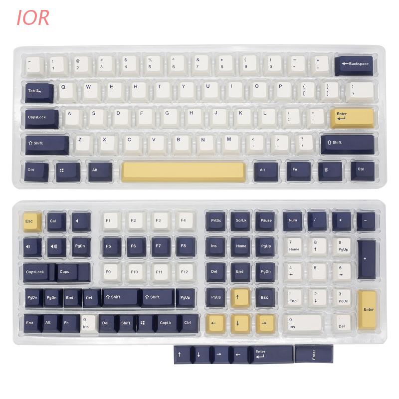 ปุ่มกดคีย์บอร์ด 123 คีย์ PBT XDA ปุ่มสงครามเสมือนจริง Cherry MX ...