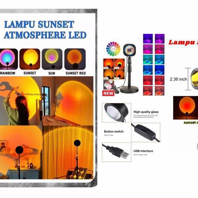 Fg STORE SUNSET ไฟโปรเจคเตอร์ LED SUN SUN Efector LAMP SET STUDIO ...