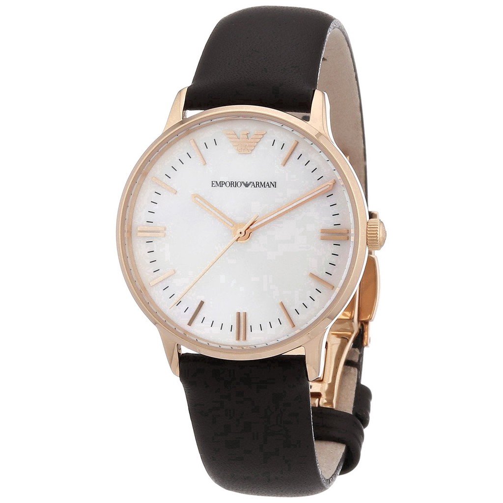Emporio Armani นาฬิกาข้อมือผู้หญิงคลาสสิกสีขาว - muslim.th - ThaiPick