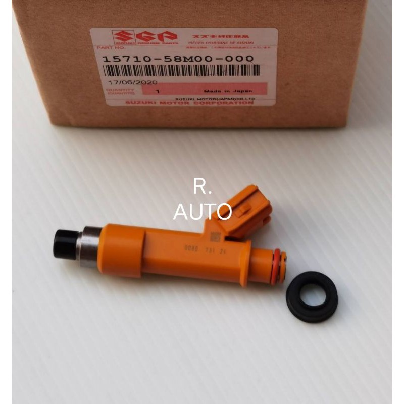 หัวฉีด Suzuki สวิฟ 1.2 รุ่นสั้น (ราคา4ตัว) #15710-58M00-000 - r ...