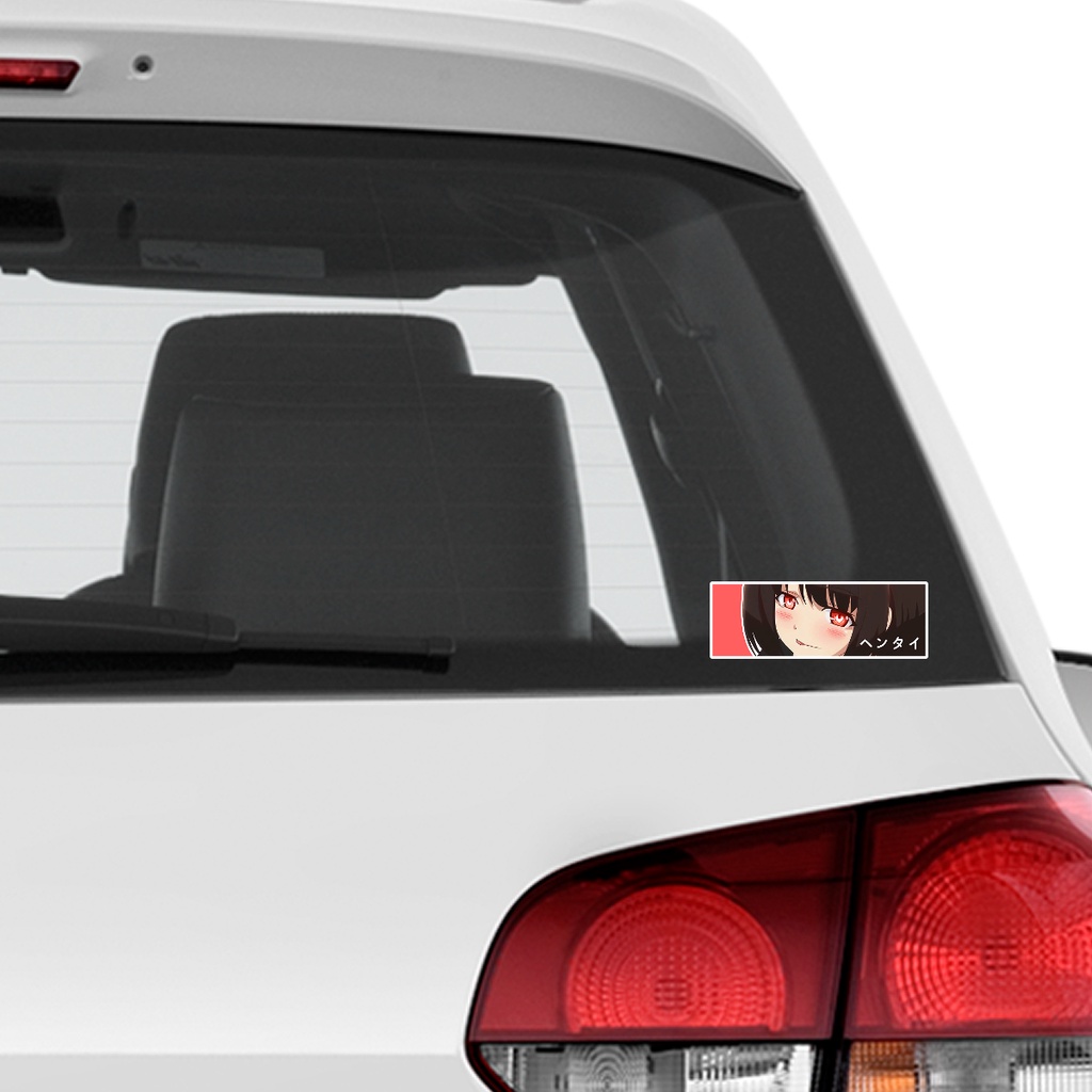 Anime สติกเกอร์ 2 ชิ้น JDM Sticker 2 PCS Bumper Sticker Ecchi Anime ...