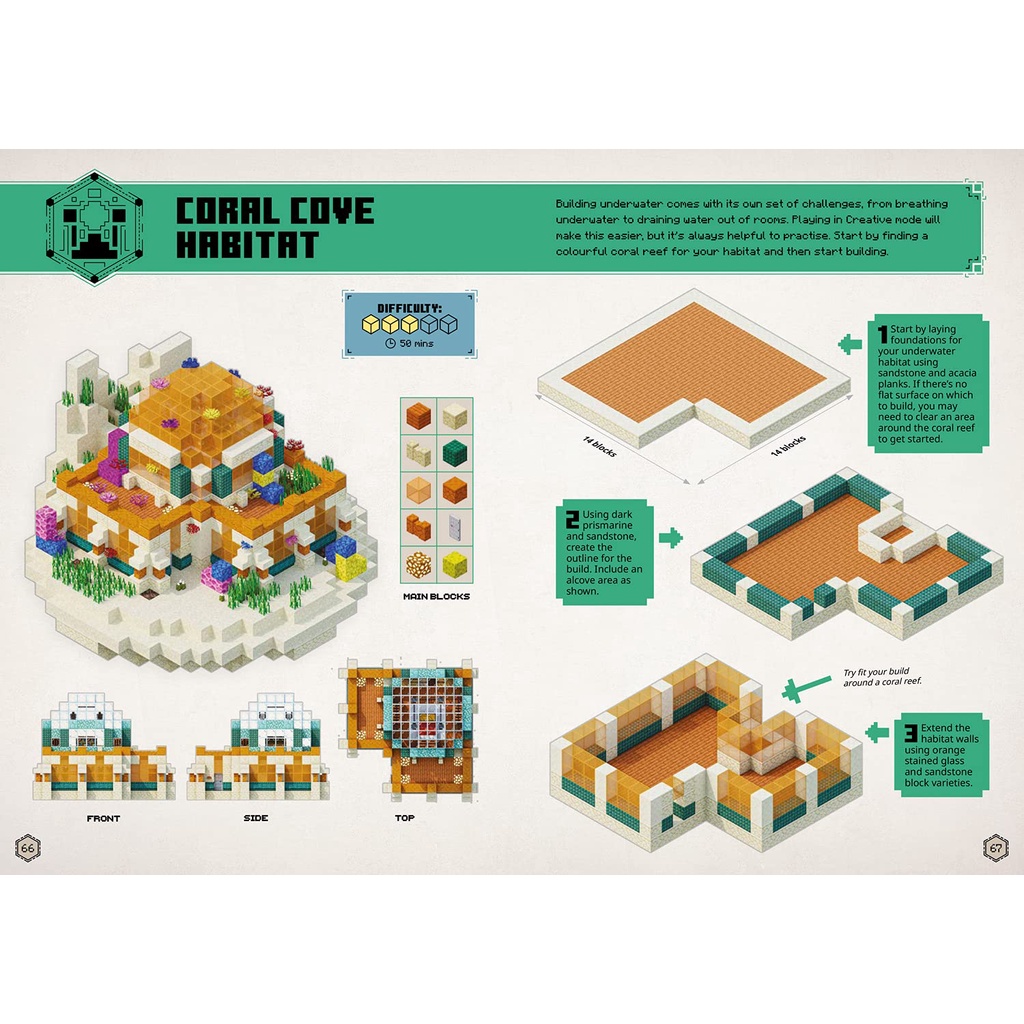 Querida หนังสือภาษาอังกฤษ All New Official Minecraft Creative Handbook ...
