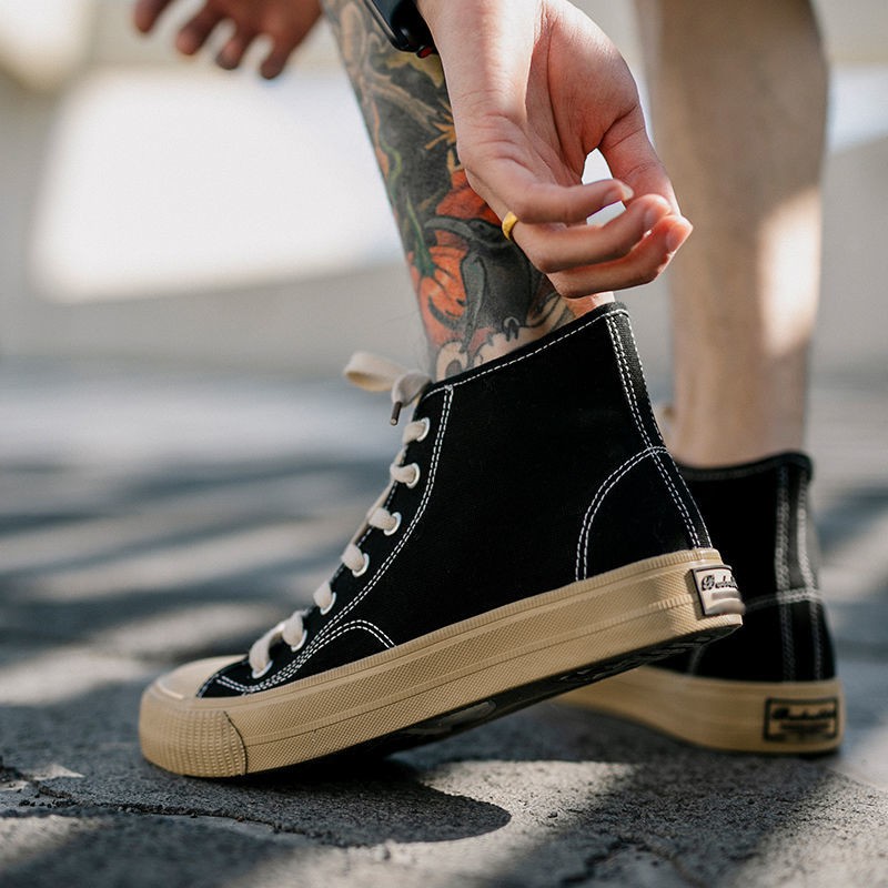 Sparks Shoesใหม่ญี่ปุ่น Okayama Kurume vulcanized รองเท้า retro ฤดู ...