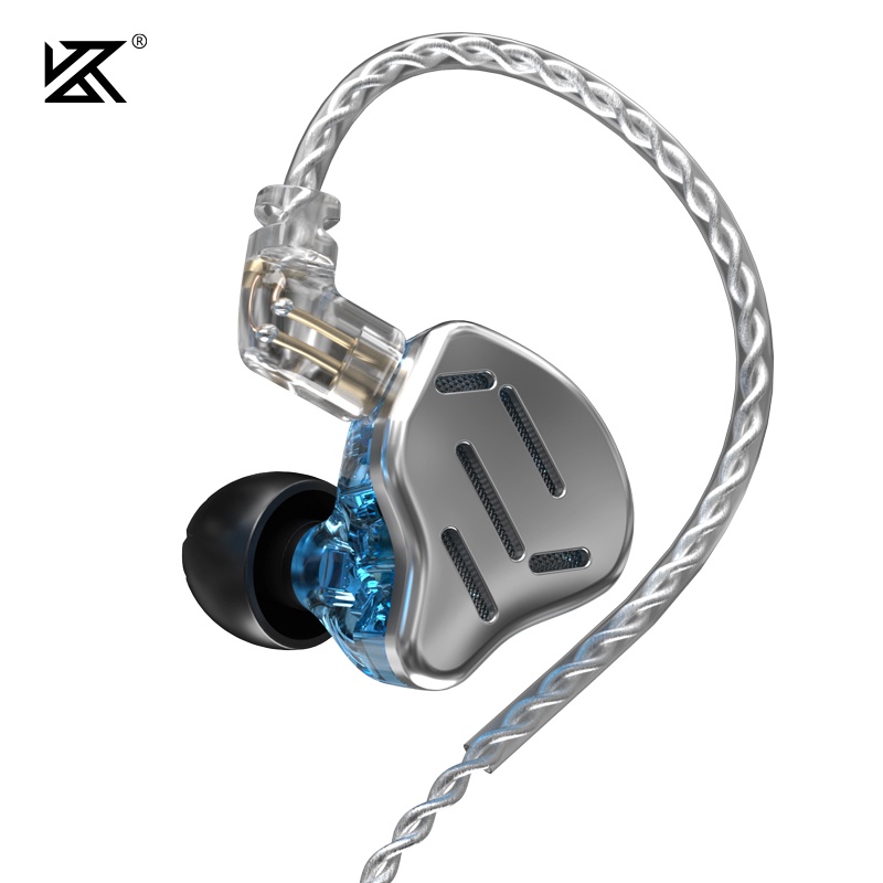 KZ ZAX 1DD 7BA Hybrid In Ear Earphones 16 Driver Unit Headset HIFI DJ Monitor Earbuds Earphone ...