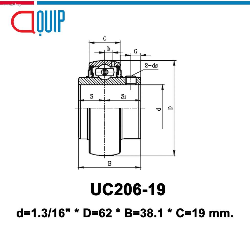 UC206-19 ถูกที่สุด พร้อมโปรโมชั่น ก.ย. 2022|BigGoเช็คราคาง่ายๆ