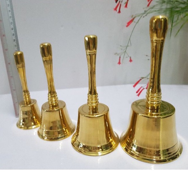 Brass byfa กระดิ่งทองเหลือง กระดิ่งเรียก กระดิ่งด้าม กระดิ่งด้ามทอง ...