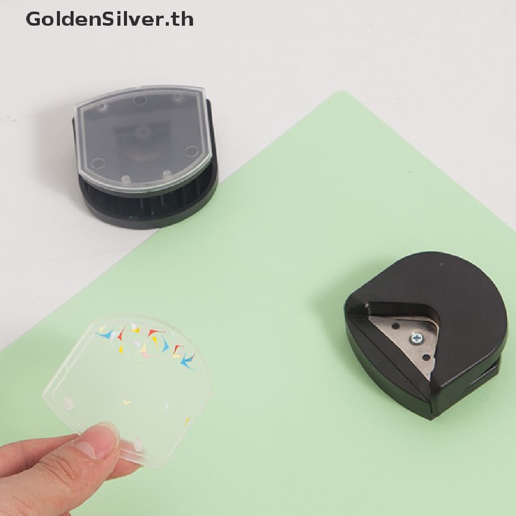 【GoldenSilver】 1pc Corner Rounder Paper Punch Card Photo Cutter Tool ...