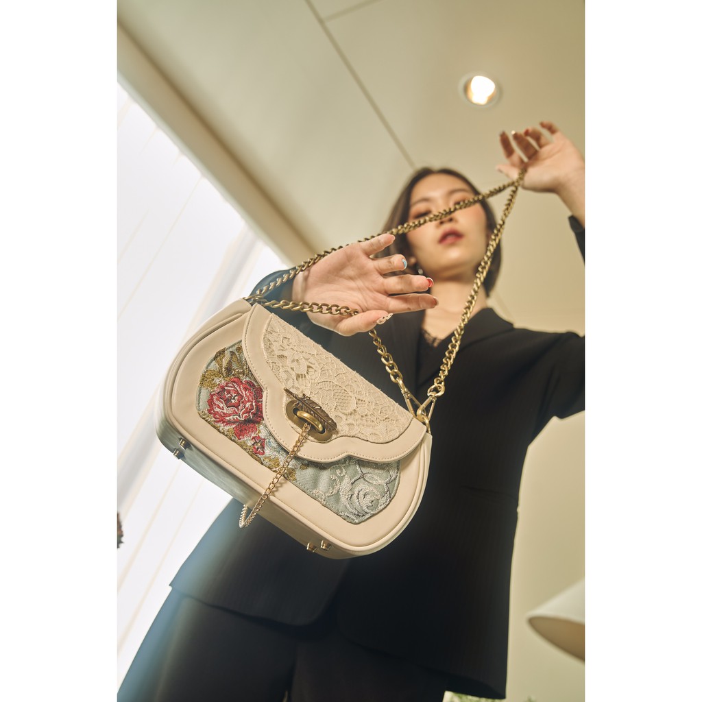 Papapetch - Wildflower lace bag กระเป๋าถือ - papetch - ThaiPick