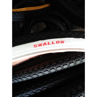 26x1 3/8 CITY BIKE Black-White SWALLOW DELI TIRE PILP | Shopee Thailand