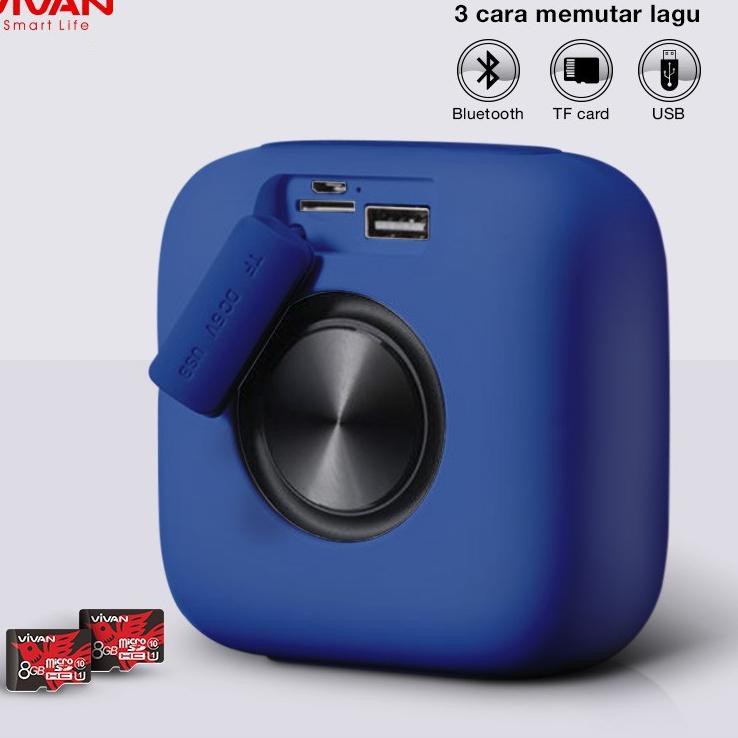 Vivan Vs1 ลําโพงบลูทูธกันน้ําขนาดเล็กรองรับ Usb & Sd Card - lani9_store ...