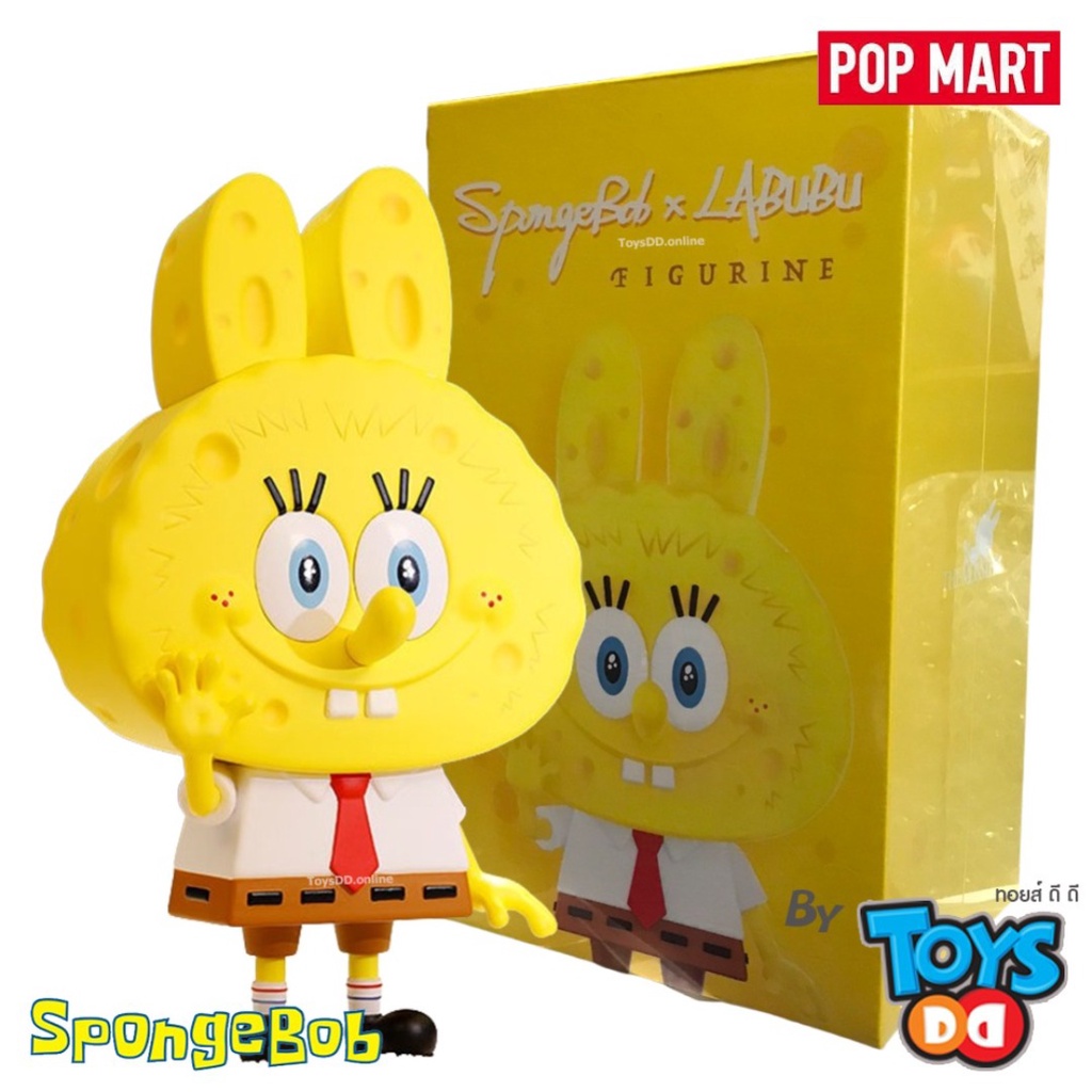 POP MART Labubu× SpongeBob Figurine | Shopee Thailand