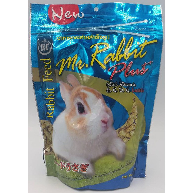 Mr.Rabbit Plusกระต่ายฟ้า อาหารกระต่าย สูตรโปรตีน 18 500g ...