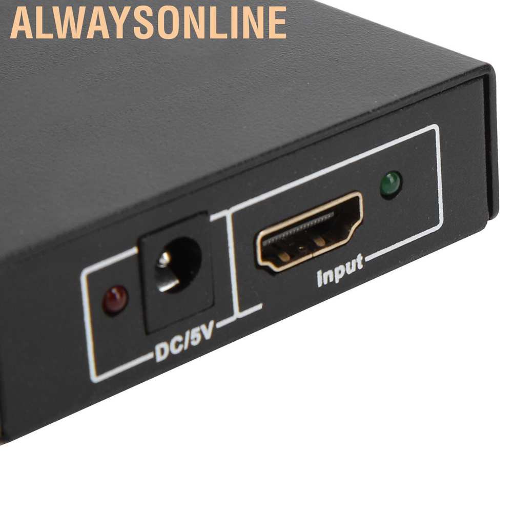 Alwaysonline High Definition Multimedia Interface Splitter 2.0 4K 60Hz ...