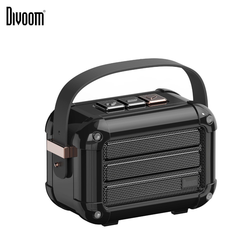 Divoom Macchiato portable wireless bluetooth speaker with FM radio TWS ...