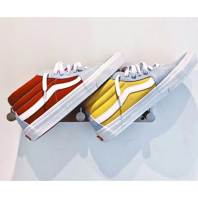 Vans High Top Mid Yellow Red Blue Mandarin Duck Fashion Casual Cool ...