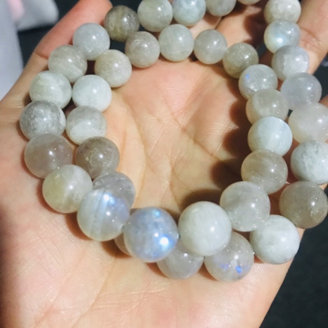 มูนสโตน (moonstone) ขนาด 10 mm (ราคาต่อเม็ด) | Shopee Thailand
