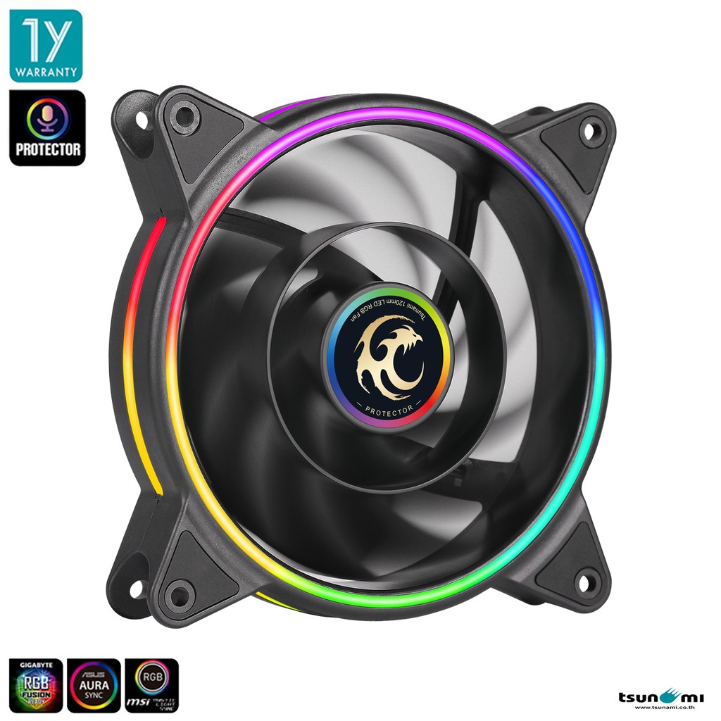พัดลมระบายความร้อน Tsunami Protector 1250 Cooling Fan Pack5 (Additional ...