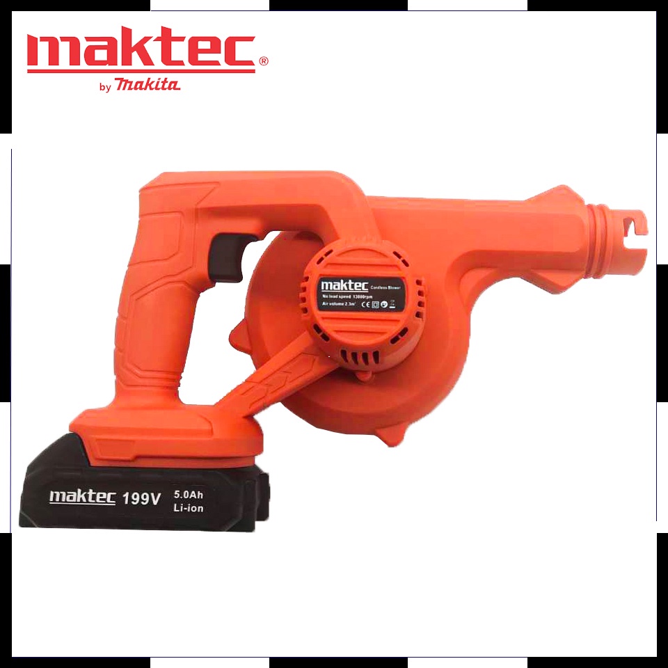 MAKTEC เครื่องเป่าลมไร้สาย BLOWER รุ่น 199V เป่าลม-ดูดฝุ่น แถมแบตฯ 2 ก้อน (AAA) Mr.Johns - mr ...