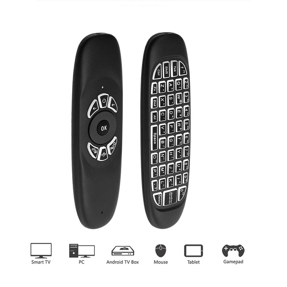 Air WIFI Fly Keyboard แป้นพิมพ์ Mouse Wireless Rechargeable Backlit ...