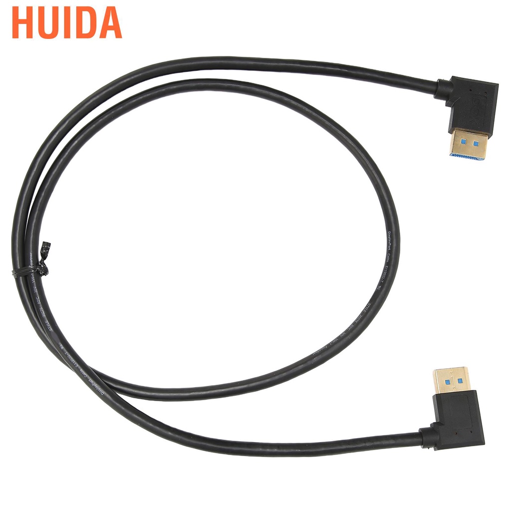Huida 8K HD Displayport Cable DP1.4 90 Degree Right Angle DP Male To ...