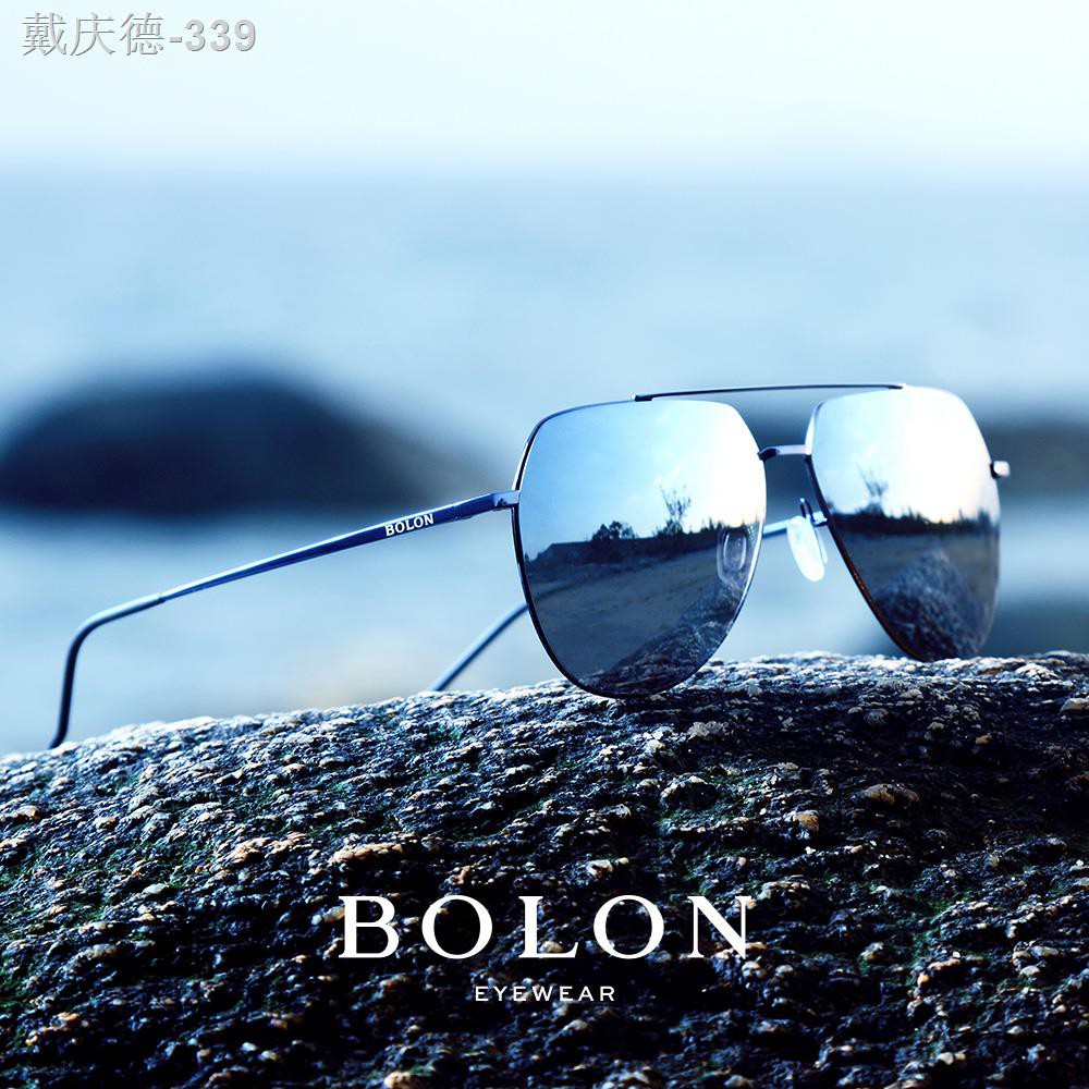 BOLON Tyrannosaurus polarized sunglasses male retro metal frame frog ...