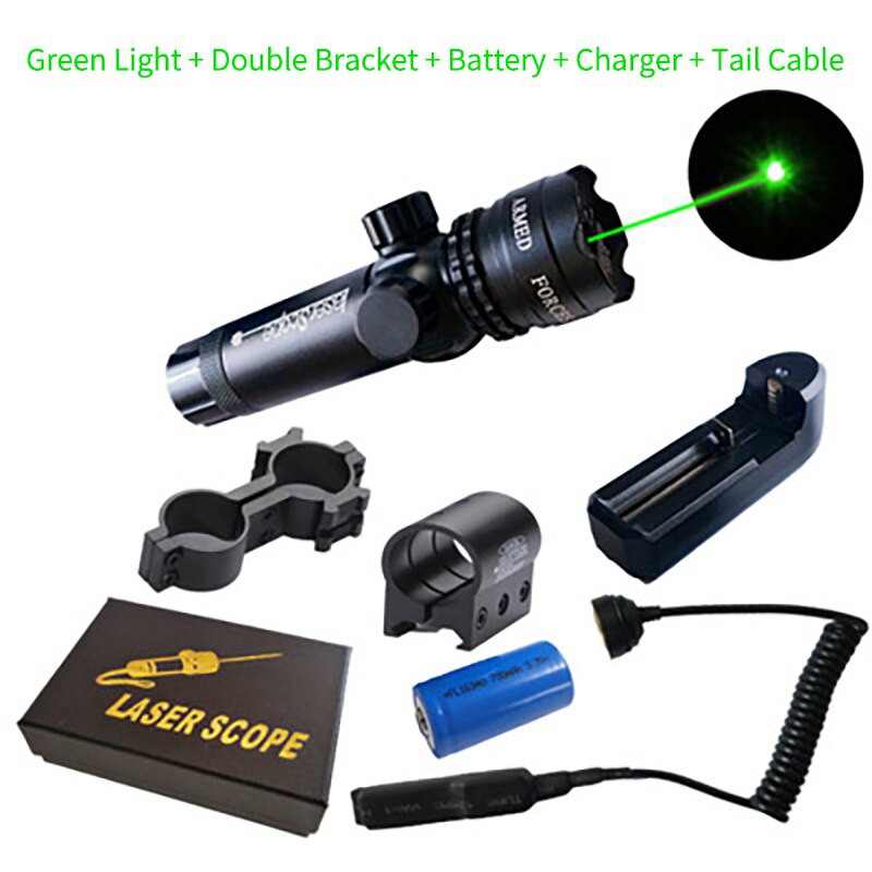 Red and Green Laser Sight Outdoor Riding Infrared Laser Metal Sight ...