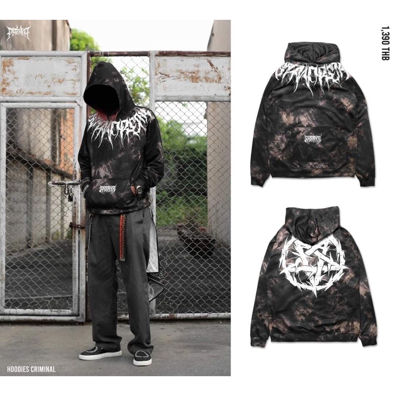 เสื้อฮู้ด Freaka ลาย Criminal และ ลาย darknesses | Shopee Thailand