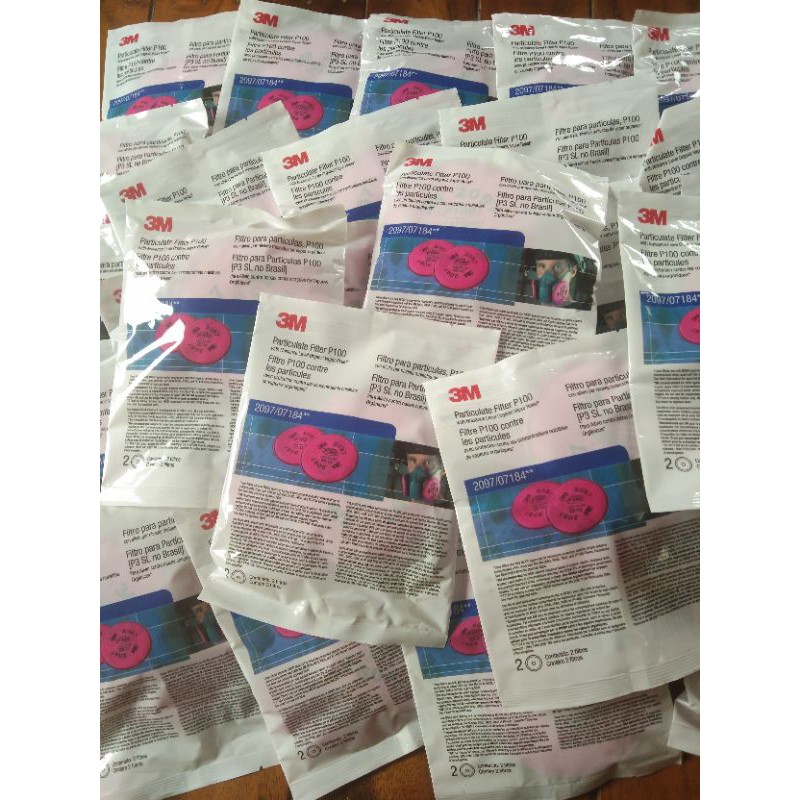 3mแผ่นกรอง 2097ใช้กรองฝุ่นละออง ฟูมโลหะ ใช้ งานกับหน้ากากไส้กรองคู่ ...