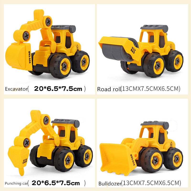 Engineering Construction Truck Car Model Excavator Digger Vehicle Toys ...