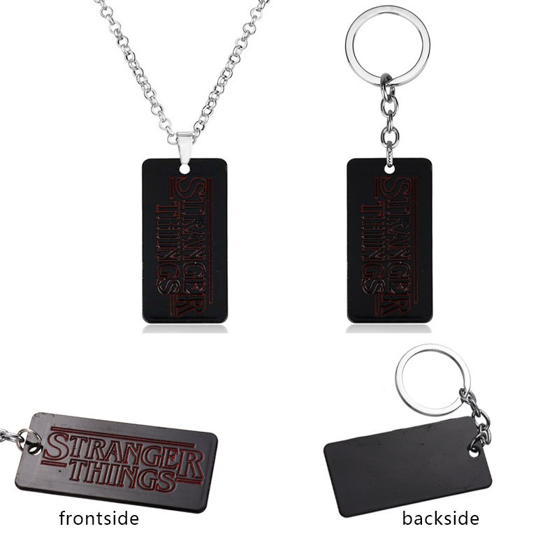 Stranger Things LOGO Pendant Necklace/Keychain - stylord.th - ThaiPick