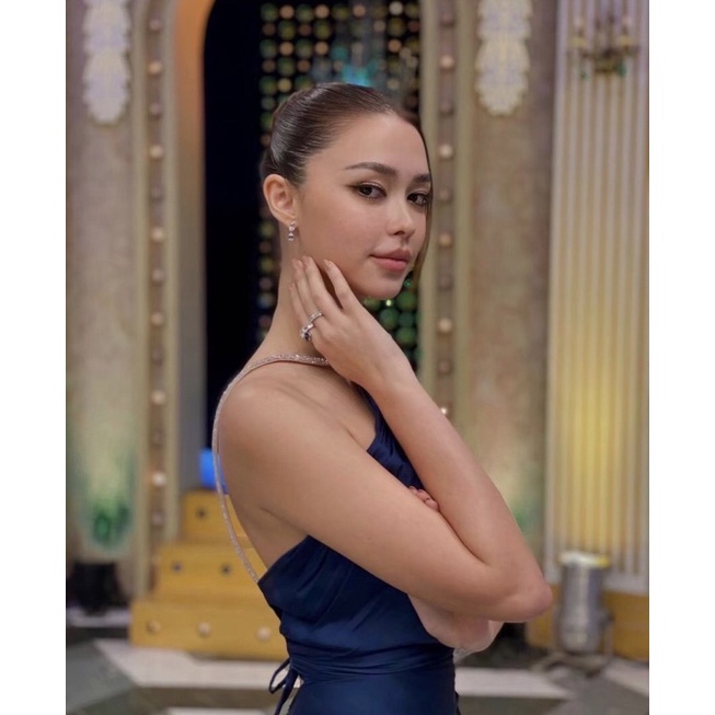 M8 Xs-L Maxi dress แม็กซี่เดรส เดรสยาว สายเดี่ยว เข้ารูป สีรม เดรสออกงาน ชุดออกงาน ชุดราตรี ...