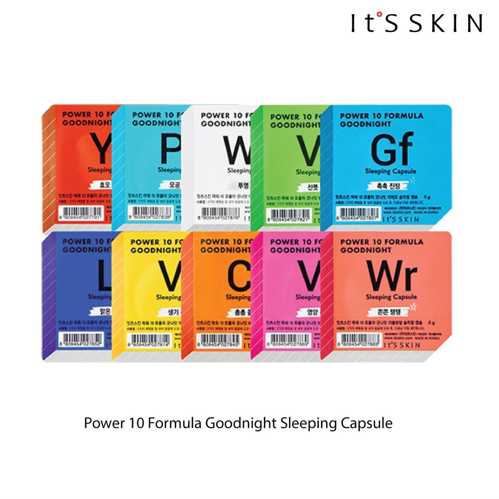 SALE ItS Skin POWER 10 FORMULA GOODNIGHT SLEEPING CAPSULE 5g สลิปปิ้ง ...