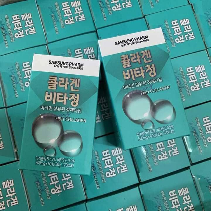 Samsung Pharm Fish Collagen 60 เม็ด 500mg - lapetiteprincesse - ThaiPick