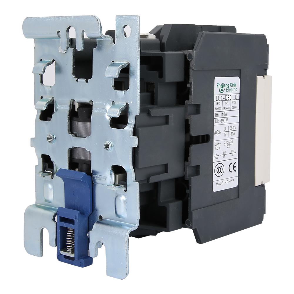 LC1D80 NEW 50/60Hz AC Poles Contactor 220V 80A 3 Electric Coil - xguli ...