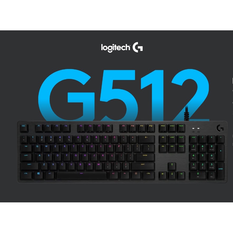 logitech G512 Model : G512-KB-GXRED(LINEAR) | Shopee Thailand