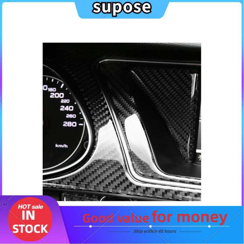Supose 2pcs Center Instrument Panel Dashboard Frame Cover Trim Carbon ...