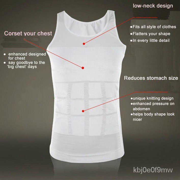 Ready Stock Men Singet Slimming Singlet Body Shape Wear Men Slimming ...