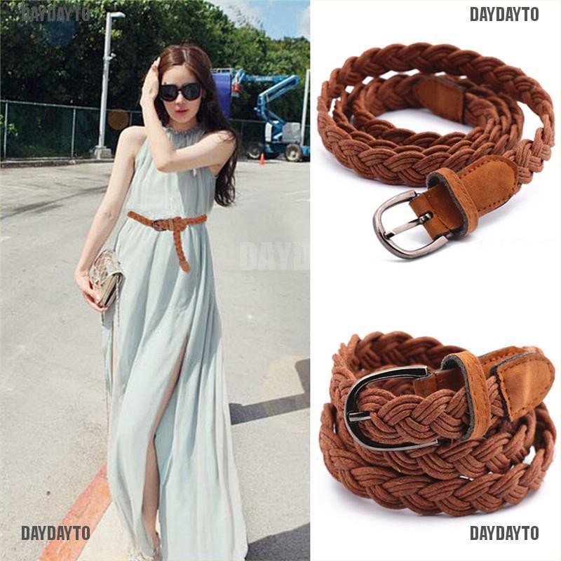 DAYDAYTO Women Fashion Elastic Cinch Belt Wide Stretch Waist Band Hemp ...