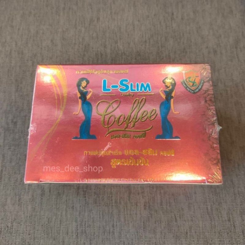 (โปร 2 กล่อง) กาแฟแอลสลิม Lslim Coffee แอลสริม กาแฟลดหุ่น 1 กล่องมี 10 ซอง ของแท้ 100 - mes_dee ...