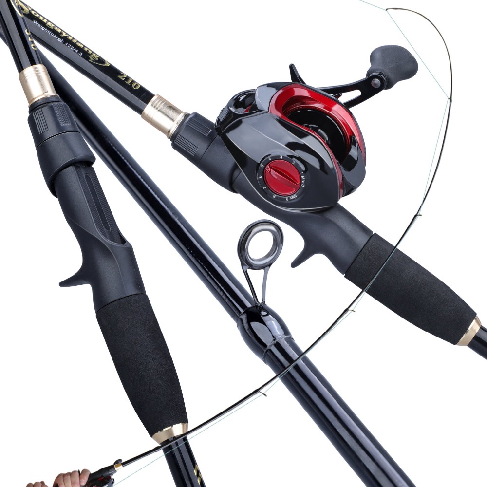 Sougayilang New Stock Fishing Rod Reel Set 1.8-2.1m-2.4m Telescopic ...