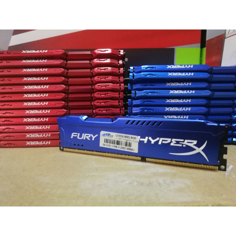 RAM DDR3 8GB 1600 KINGSTON HYPERX FURY ประกัน LT.ตลอดอายุการใช้งาน ...
